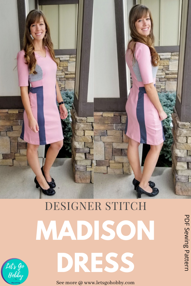 Designer Stitch Madison Dress Sewing Pattern - Let's Go Hobby