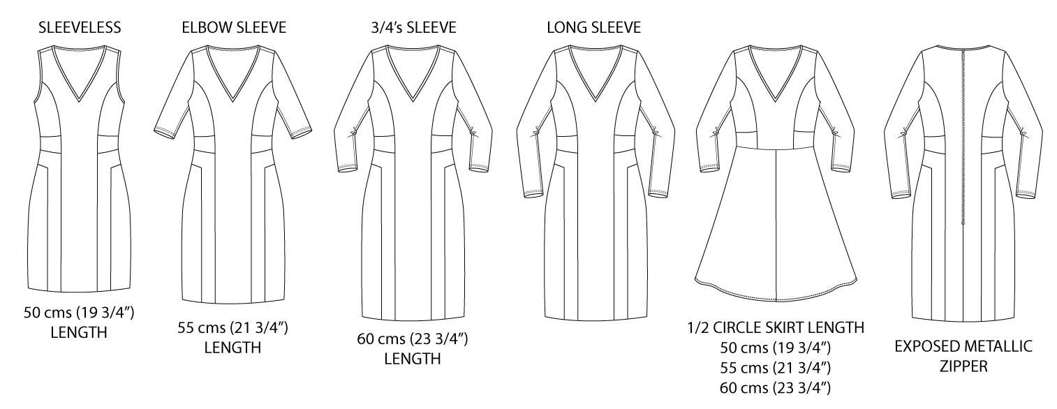 Designer Stitch Madison Dress Sewing Pattern - Let's Go Hobby